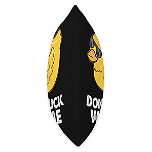 Cute Duck Tees Rubber Funny Duck Throw Pillow, 16x16, Multicolor