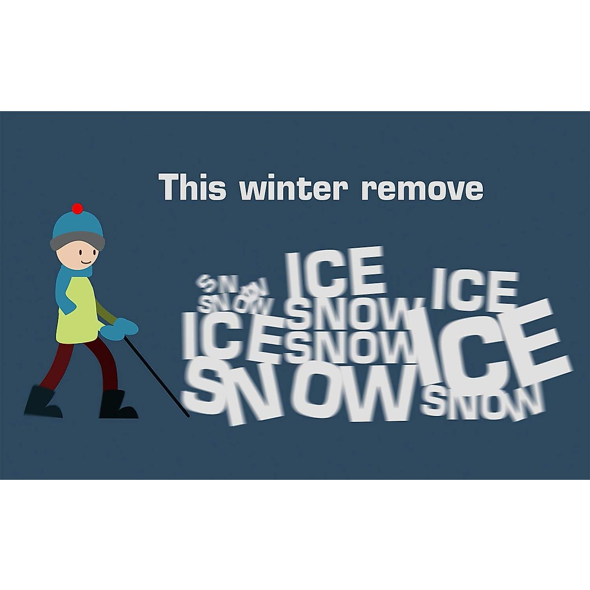 BigBlade Lightweight Easy to Use Snow Removal and Ice Scraper Tool (48 X 40 in)