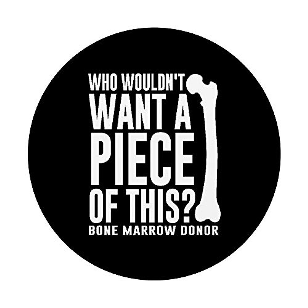 Bone Marrow Donor Thank You Appreciation Transplant Gift PopSockets Grip and Stand for Phones and Tablets