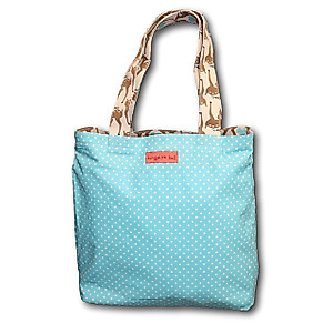 bungalow 360 Reversible Canvas Tote Bag (Jellyfish)