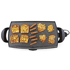 Presto 07056 22' Durarock Griddle, 22 Inch, Black/Gray