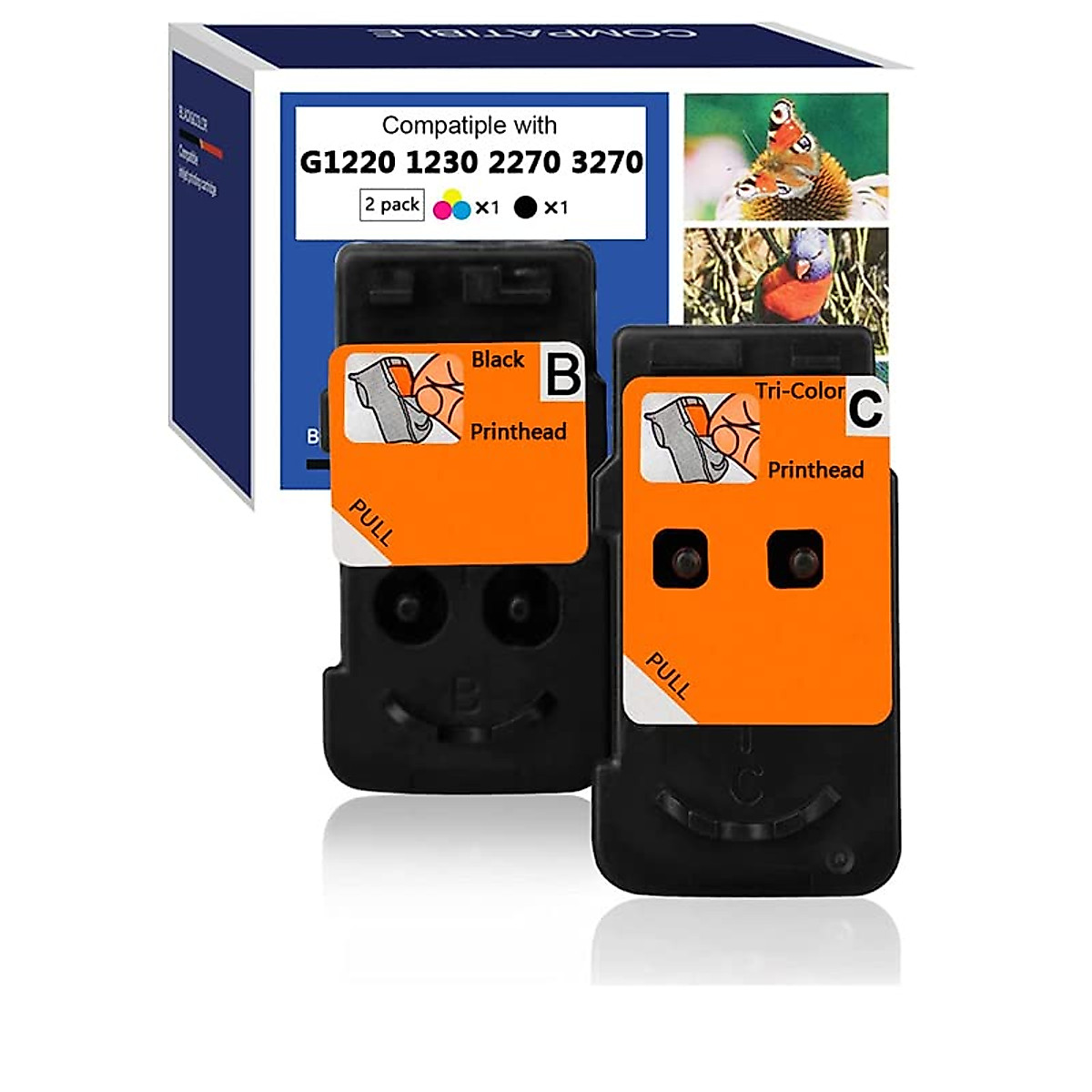 cocopas Remanufactured for Canon PIXMA G1220 1230 2270 3270 G3262 4270 G7020 G6020 G5020 G3260 G2260 MegaTank All-in-One Printer PrintHead refillable 8026 8035Combo Packs