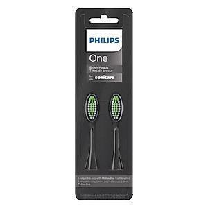 Philips One by Sonicare, 2 Brush Heads, Shadow Black, BH1022/06