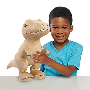 Just Play Jurassic World Jumbo 17.5-inch T Rex Plush Stuffed Animal, Kids Toys for Ages 3 Up, Amazon Exclusive