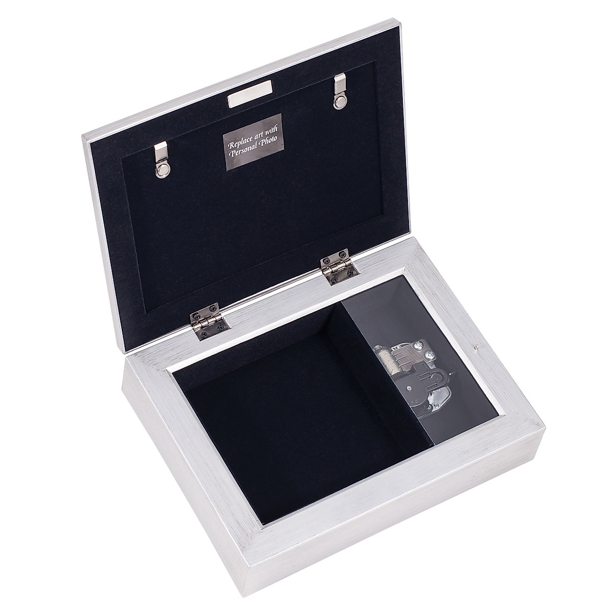 Cottage Garden Granddaughter See Future Through You Silvertone Jeweled Music Box Plays You Light Up My Life