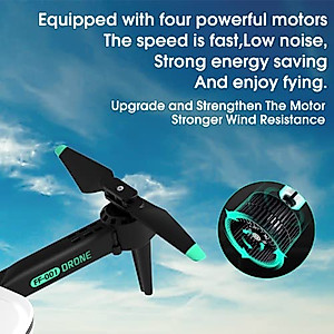 TizzyToy Drone with Camera 4K, Drones for adults, WiFi FPV RC Quadcopter with Gesture Control, 3D FlipFoldable Mini Drones Toys Gifts for Kids Beginners, Drone with LED Lights, Headless Mode,One Key Start Mode