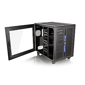 Thermaltake Core W200 Dual System Computer Case and Commander FP 10 Port PWM Fan Hub Bundle