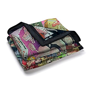 Star Trek The Original Series Cast Fleece Softest Throw Blanket| Measures 60 x 45 Inches