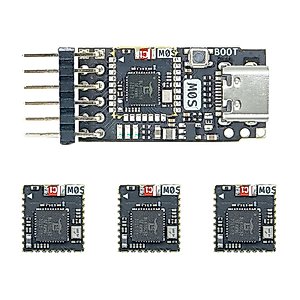 youyeetoo Sipeed M0S Dock tinyML RISC-V BL616 wireless Wifi6 Module development board,TinyMaix, IOT module, support BT 5.2 and zigbee (Bundle A)