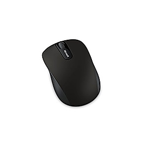 Microsoft Bluetooth Mobile Mouse 3600 - Black. Comfortable design, Right/Left Hand Use, 4-Way Scroll Wheel, Wireless Bluetooth Mouse for PC/Laptop/Desktop, works with for Mac/Windows Computers