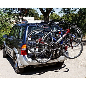 Elevate Outdoor BC-8407-2 Spare Tire Mounted Bicycle Carrier Rack, Fits 2 Bikes