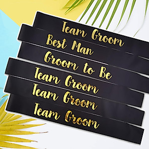MUMUNN Groom to Be Sash, Funny Bachelorette Sashes for Bachelor Party Accessories for Future Groom Wedding Gift from Bride
