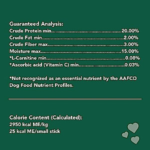 Get Naked Grain Free 1 Pouch 6.2 Oz Weight Management Dental Chew Sticks, Small