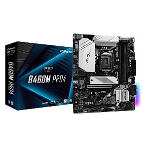 ASROCK B460M PRO4 Supports 10th Gen Intel® Core™ Processors (Socket 1200) Motherboard