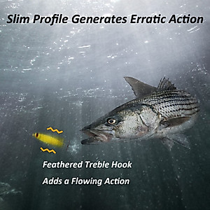 Dr.Fish 5 Pack Metal Jigging Spoon Saltwater Fishing Jigs Spoons Lures Casting Vertical Diamond Jig Lures Freshwater Bass Striper Mackerel Halibut 2oz