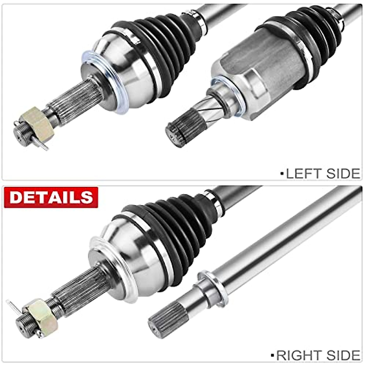 A-Premium CV Axle Shaft Assembly Compatible with Nissan Rogue 2017 2018 2019 2020 L4 2.5L FWD Front Left and Right 2-PC Set