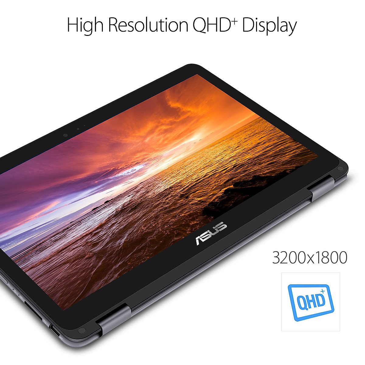 ASUS ZenBook Flip UX360UA 13.3-inch Touchscreen Convertible Laptop, Core i7, 16GB, 512GB SSD, Windows 10, Fingerprint Reader