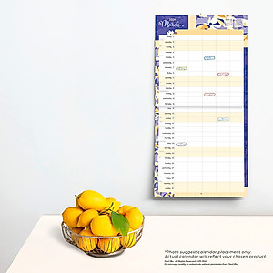 Great Big Family Planner | 2024 12 x 24 Inch Monthly Square Wall Calendar | Matte Paper and Sticker Sheet | StarGifts | Planning Organization