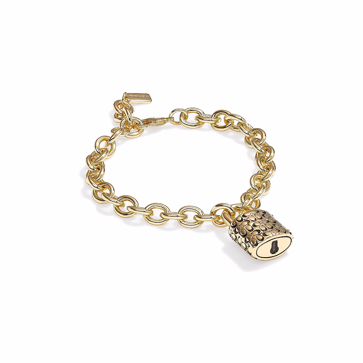 Coach Women's Quilted Padlock Bracelet