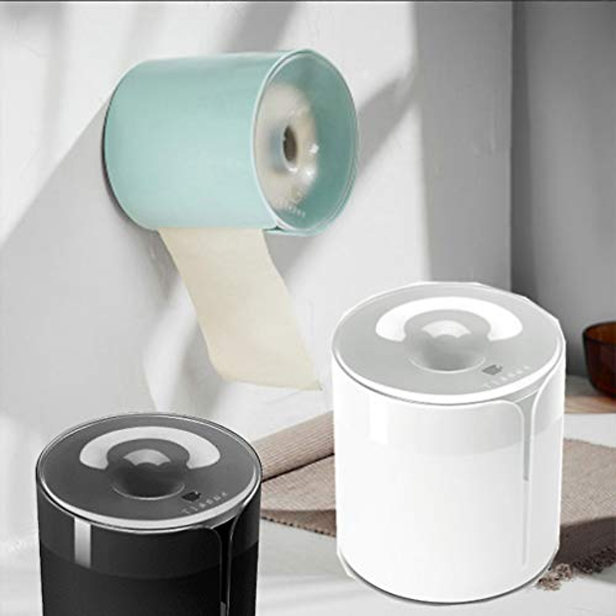 TOPBATHY Paper Towel Dispenser Toilet Paper Holder Box Paper Tissue Container Box