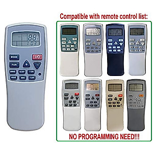 Replacement for Danby ARCTICAIRE Air Air Conditioner Remote Control APAC9036 DPAC120068 DPAC10061 DPAC10030 DPAC10071 DPAC9006 DPAC9008