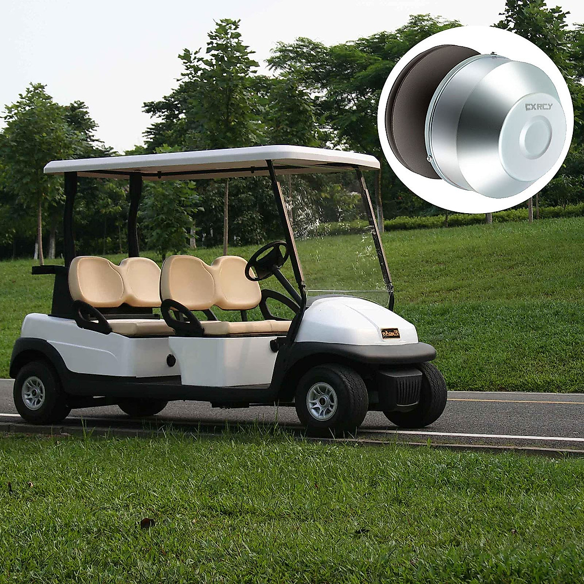 CXRCY Primary Drive Clutch for Yamaha 1985+ G2 G8 G9 G11 G14 G16 G21 G22 4 Cycle Carts Gas Golf Cart 1985 Up