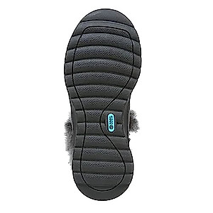 BZees Womens Golden Go Ankle Boot Dark Grey Microfiber 9 M