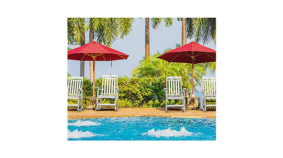 Comfortable Patio Rocking Chairs Set of 4 - FUNBERRY