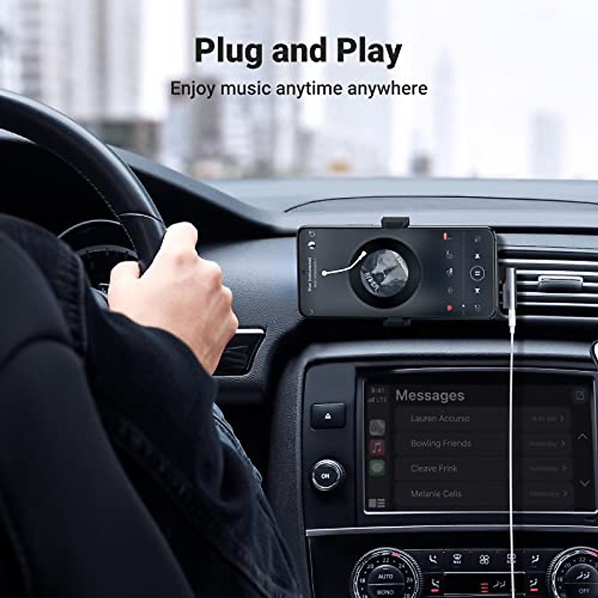 UGREEN USB C to 3.5mm Audio Adapter Type C Aux Headphone Jack DAC Stereo Mic HiFi Right Angle Earphone Dongle Compatible with iPad Pro Air 5 4 Mini 6, Galaxy S23 Ultra S22 S21 S20, Pixel 7 Pro, Gray