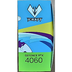 maxsun GeForce RTX 4060 iCraft OC ACGN Limited Edition 8GB GDDR6 (PCIe 4.0, DLSS 3.5, HDMI 2.1, DisplayPort 1.4a, RGB, Anime White GPU)
