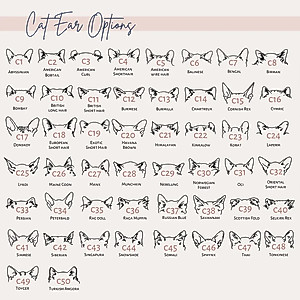 Custom Cat, Pets Eart Outline Personalized Tumbler 40 oz Laser Engraved, Insulated Cup with Handle, Lid and Straw, Vacuum Insulated, Coffee Mug, Personalized Gifts For Cat Mom 2