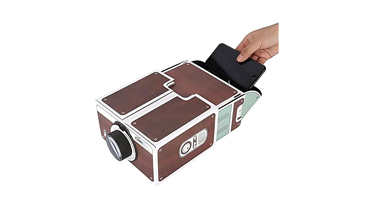 Leftwei DIY Cardboard Smartphone Projector - Portable Home Theater