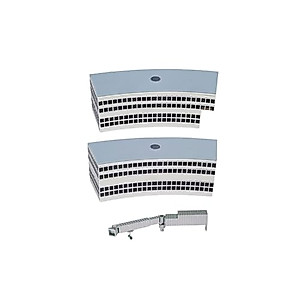 Daron Herpa 2 Round Departure Halls For 1:500 Scale Airport Diorama