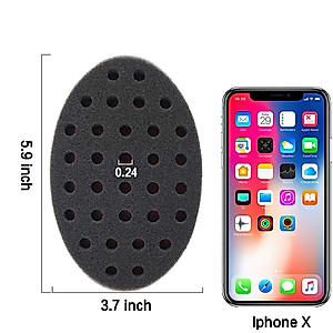 Small Holes Hair Sponge for Twists and Dreads Barber Afro Wave Nappy Curling Sponge Brush for Curls Women Men Natural Hair 1 Pcs