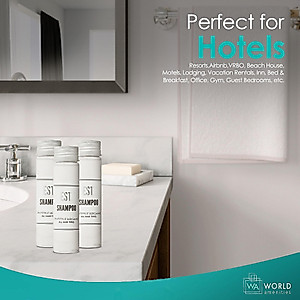 World Amenities EST. Shampoo with Grapefruit-Bergamot fragrance, Biodegradable/Recyclable Bottle with Screw Top, 1.41oz / 40ml, Pack of 48