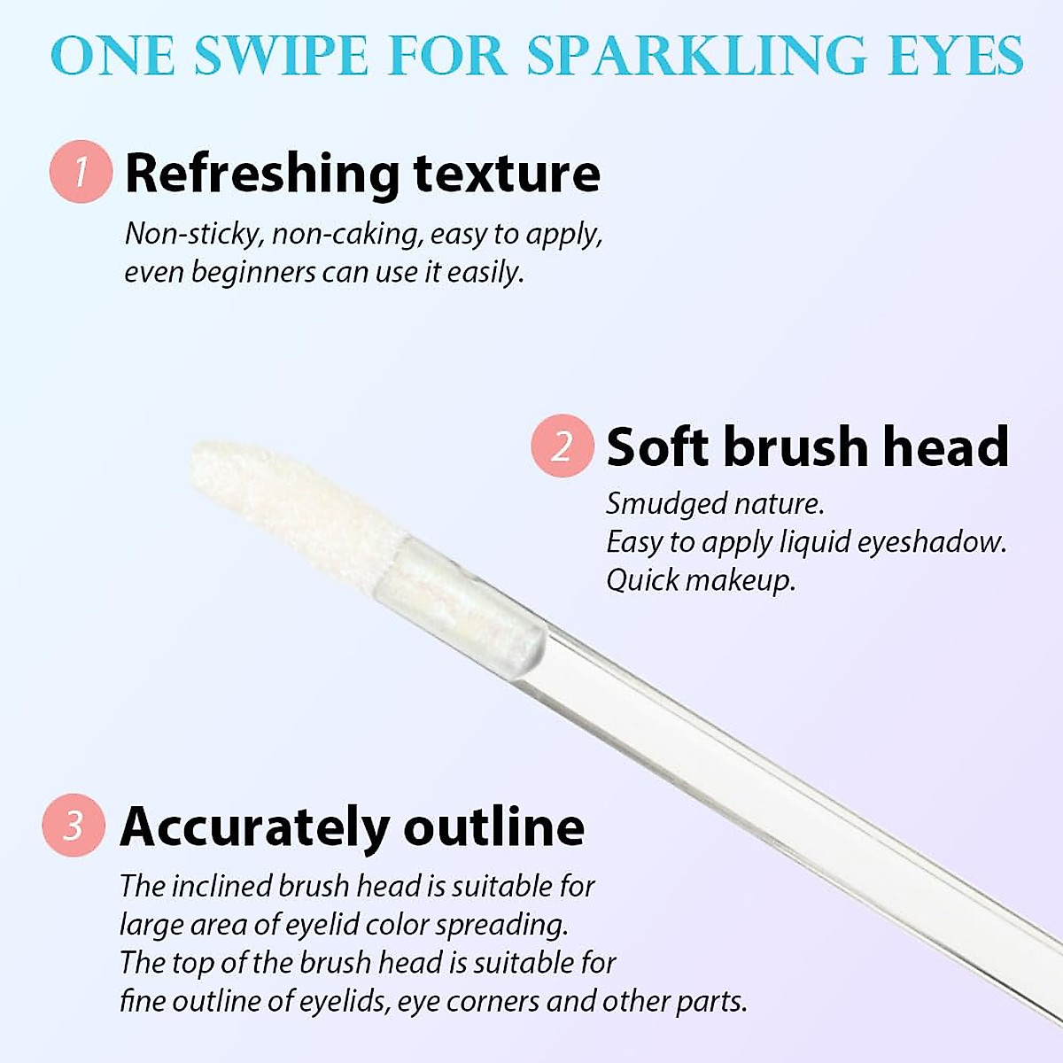 AMY'S DIARY 8 Colors Liquid Shimmer Eye Shadow Kit - Sparkling Metallic High Pigmented Glitter Eye Shadow, Quick Drying Long Lasting Creates Dimensional Beauty Eye Looks