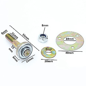 Rocking Chair Bearing Screws SQXBK 4Sets Rocking Chair Bearing Connecting Fitting Furniture Screw Nut Accessories