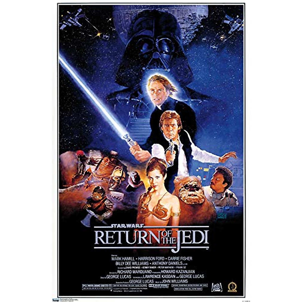 Trends International 24X36 Star Wars: Return Of The Jedi - One Sheet 3 Wall Poster, 24" x 36", Unframed Version