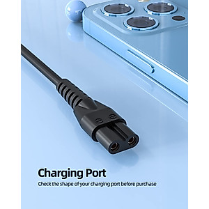 Compact-Designed Charger Fit for Manscaped Lawn Mower 3.0/2.0, Electric Groin Hair Trimmer Manscape Shaver Power Adapter Supply Cord