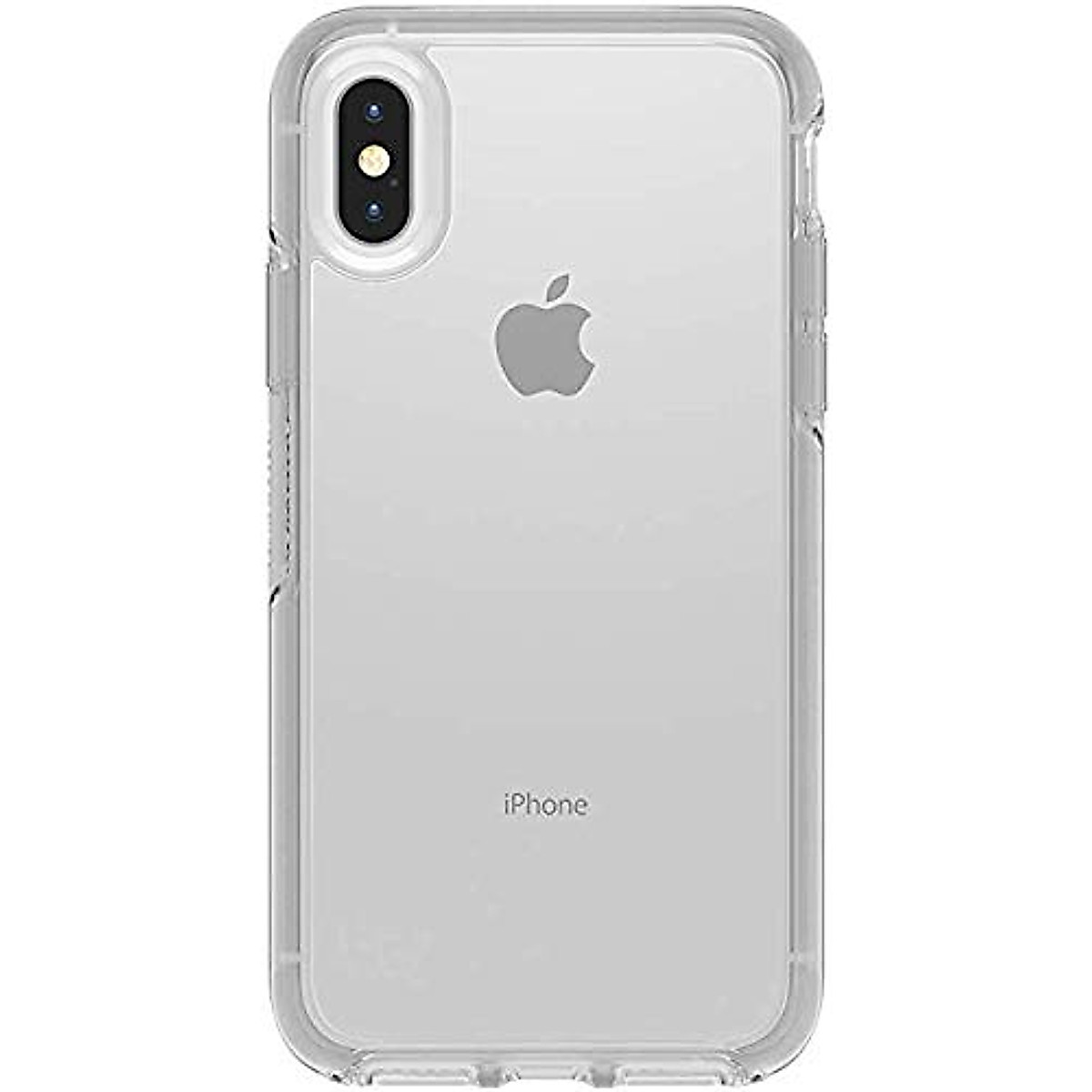 OtterBox Symmetry Clear Series Case for iPhone X & iPhone Xs with Alpha Glass Screen Protector Bundle - Eco-Friendly Packaging - Clear