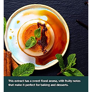 16 oz Pure Vanilla Extract - 100% Real Vanilla Extract - Made from Grade B Vanilla Beans - For Cooking, Drinks & Desserts - 100% Vegan, Sugar Free & Kosher - Non-GMO & Gluten-Free - Native Vanilla