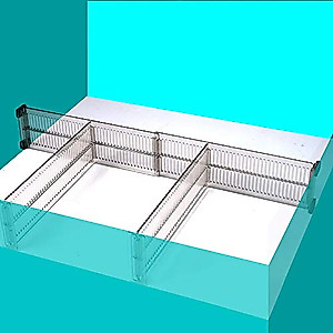 Drawer Divider/Closet Organizer Transparent Black