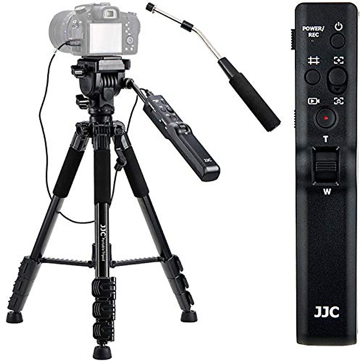Camera Remote Control Tripod Rplac VCT-VPR1 for Sony A7R V A7RV A7 IV III II ZV-1 A6600 A6500 A6400 A6300 A6100 A6000 A1 A7SIII A7RIV A7RIII A7RII A7S II A7R A9 II RX10 IV III RX100 VII VI HX400V FX30