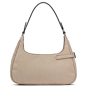 Calvin Klein Jade Top Zip Shoulder Bag, Goat Emboss,One Size