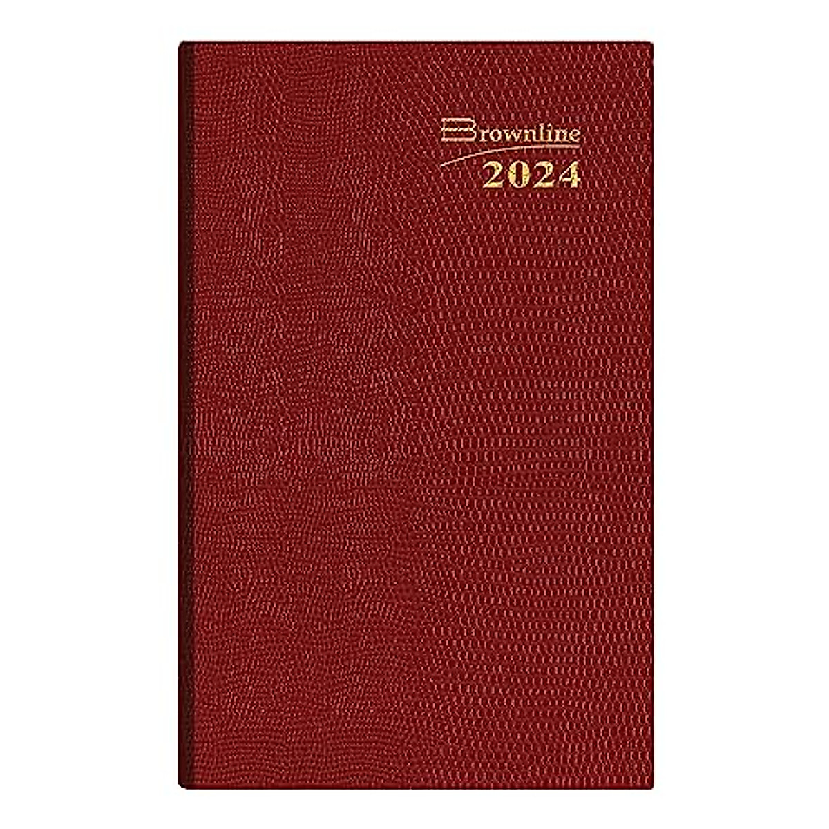 Brownline 2024 Traditional Weekly Pocket Planner, Appointment Book, 12 Months, January to December, Perfect Binding, 4.75" x 3", Assorted Colors (CB303.ASX-24)