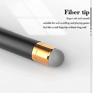 Styluslink(TM) High-Sensitivity Universal Touch Screen Disc Stylus Pen Compatitble with All iPad/iPad Air/iPad Mini/Pad Pro/All Samsung Tablets, Ceppphones and Laptop(2Pcs+4nibs)