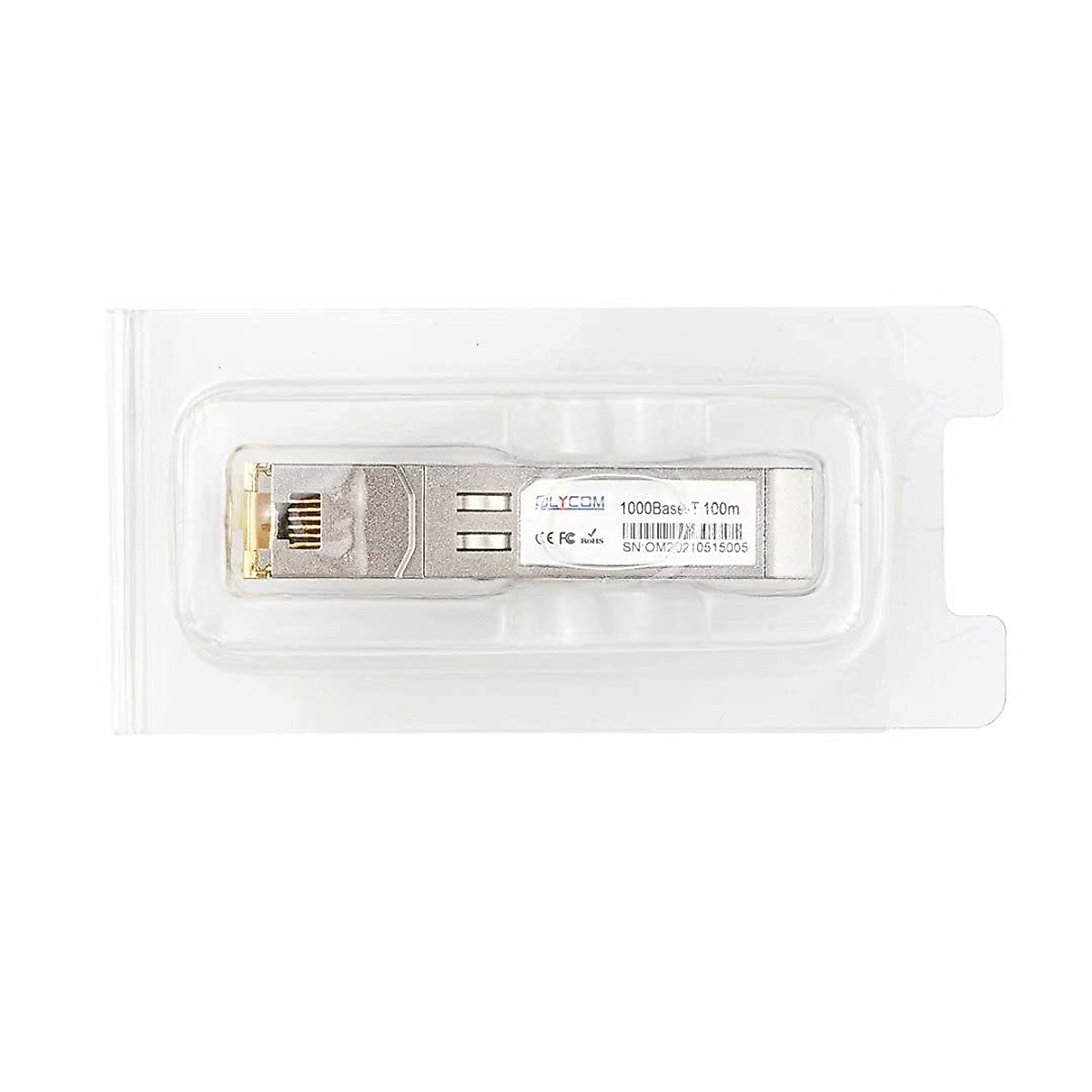 Copper SFP Mini GBIC RJ45 SFP 1.25G 1000BASE-T 100m for Cisco GLC-T/SFP-GE-T Meraki MA-SFP-1GB-TX Ubiquiti UF-RJ45-1G D-Link Supermicro Netgear, TP-Link and Other Open Devices