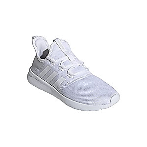 adidas Women's Cloudfoam Pure 2.0 Running Shoes, White/White/Grey, 7