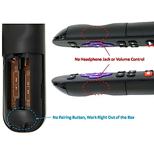 Nettech IR Replacement Remote for Roku 1, Roku 2, Roku 3, Roku 4 (HD, LT, XS, XD), Roku Express, Roku Premiere, Roku Ultra; DO NOT Support Roku Stick or Roku TV