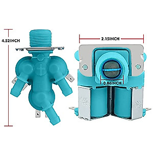 5221ER1003A Cold Water Inlet Valve Replacement Part For LG Kenmore Sears Washers - Replaces 5220FR2075L 5221ER1003C